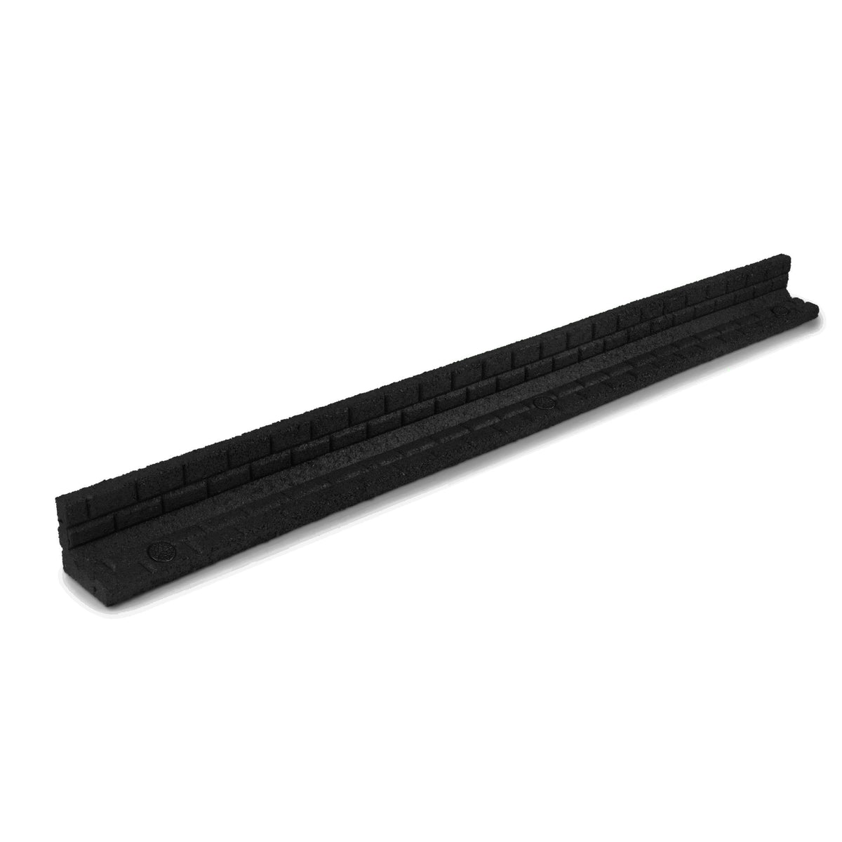 L Shape Rubber Border - Brick - RubberMulch.com