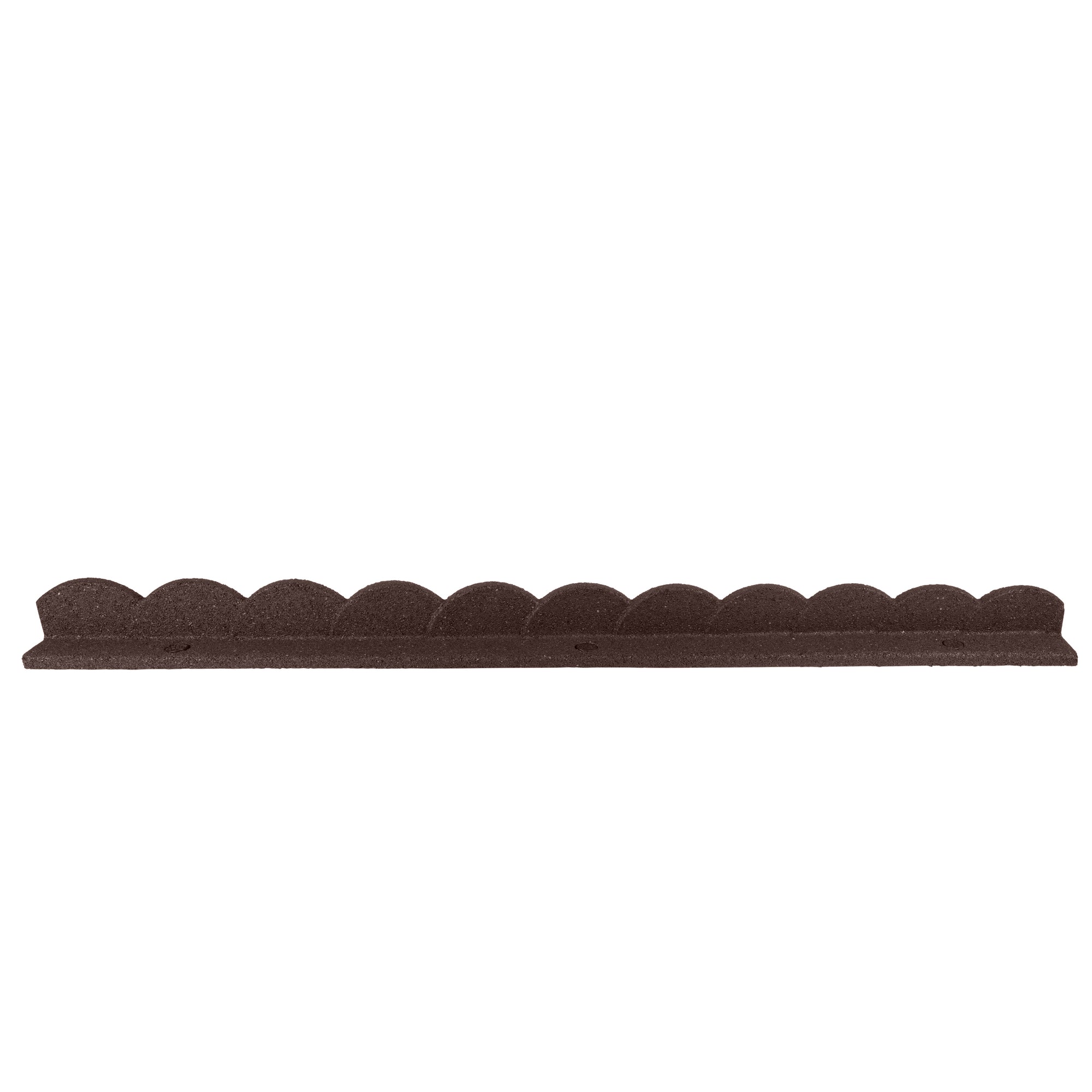 L Shape Rubber Border- Scalloped - RubberMulch.com