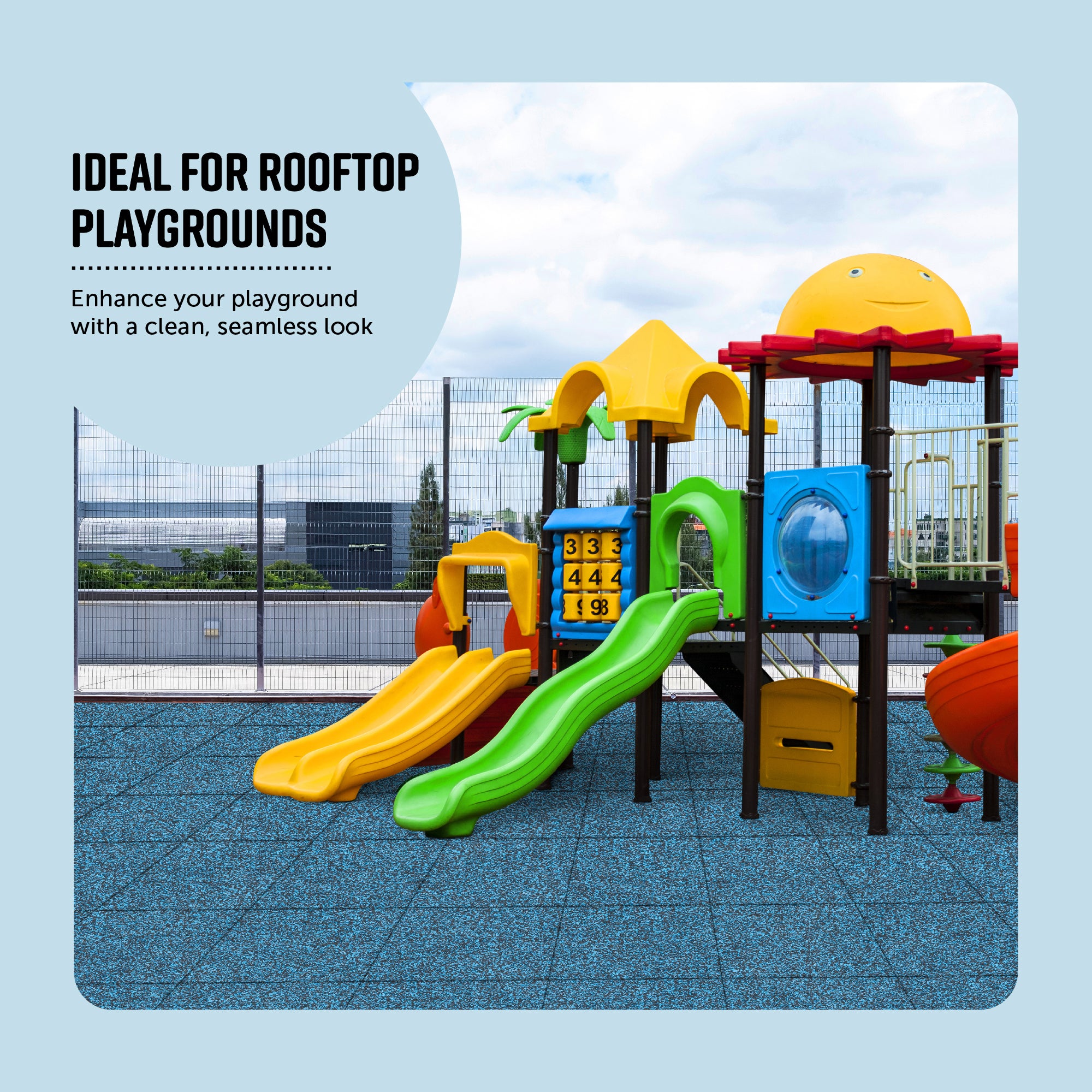 Rubber Playground Tiles - RubberMulch.com