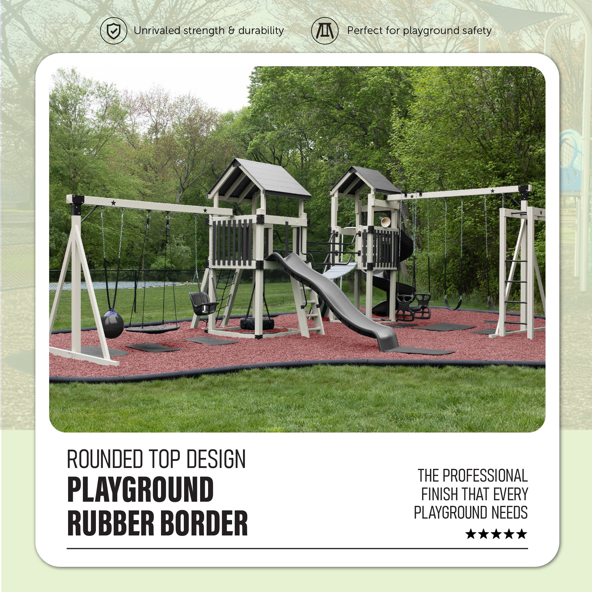 Rubber Borders - RubberMulch.com