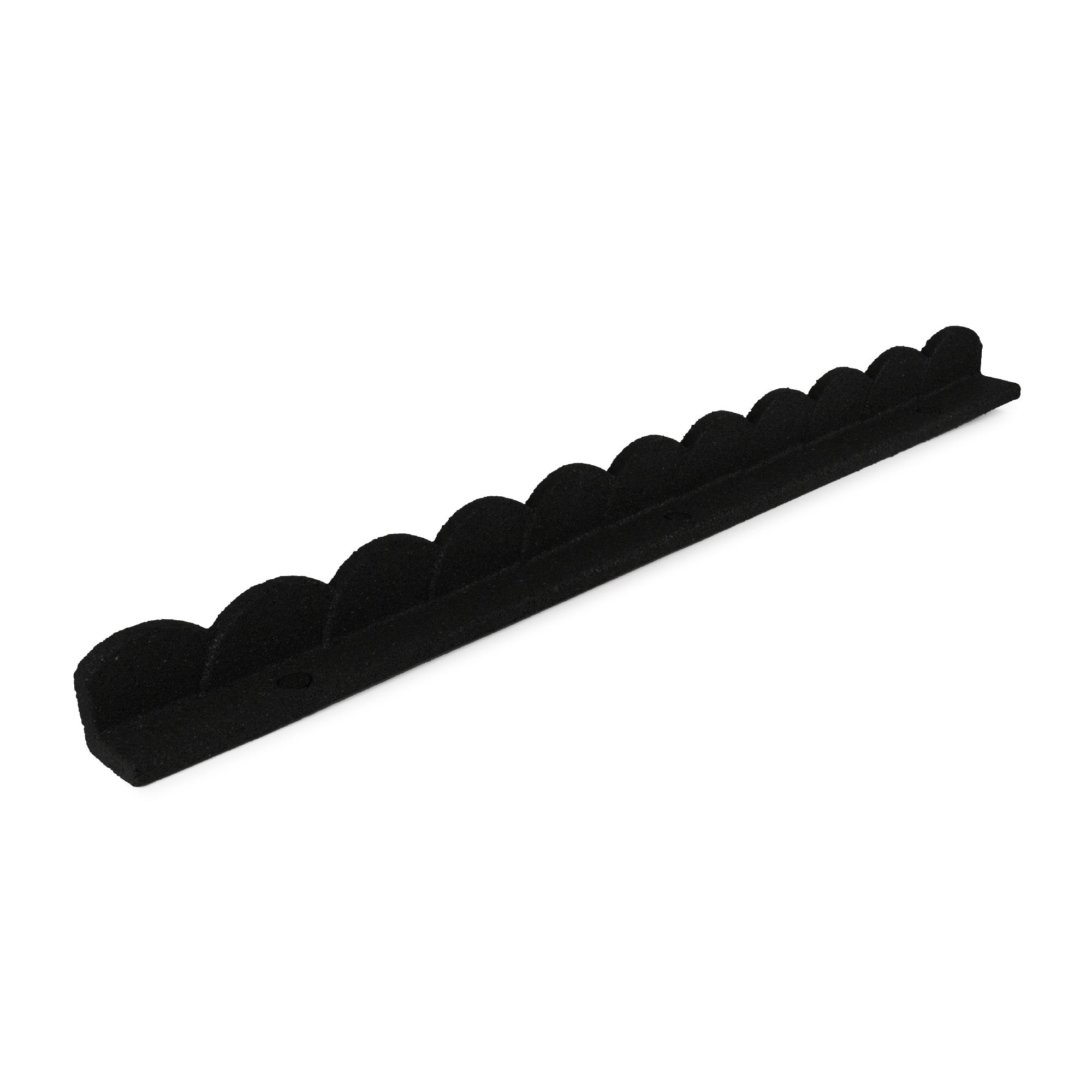 L Shape Rubber Border- Scalloped - RubberMulch.com
