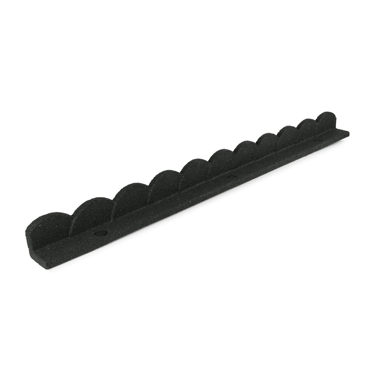 L Shape Rubber Border- Scalloped - RubberMulch.com