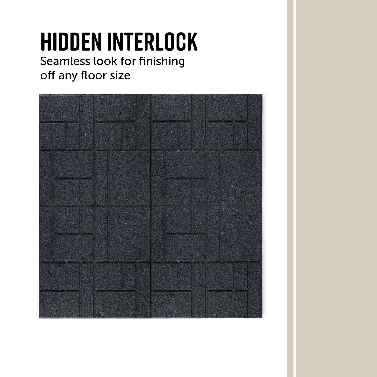 SquareScape Interlocking Rubber Paver Tile - RubberMulch.com