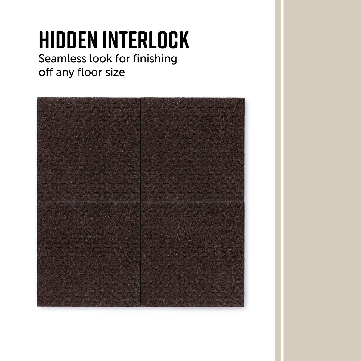 Windmill Interlocking Rubber Paver Tile - RubberMulch.com