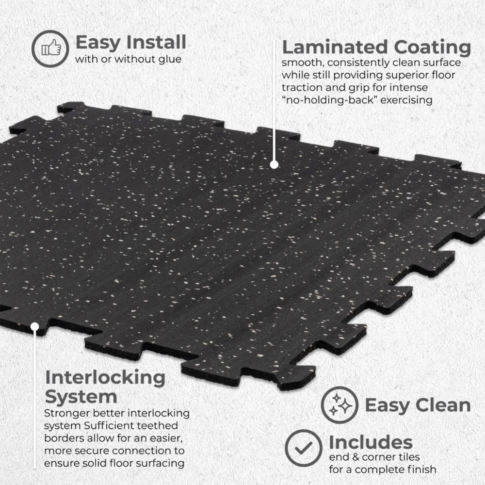 Rubber Gym Flooring & Gym Surfacing - RubberMulch.com