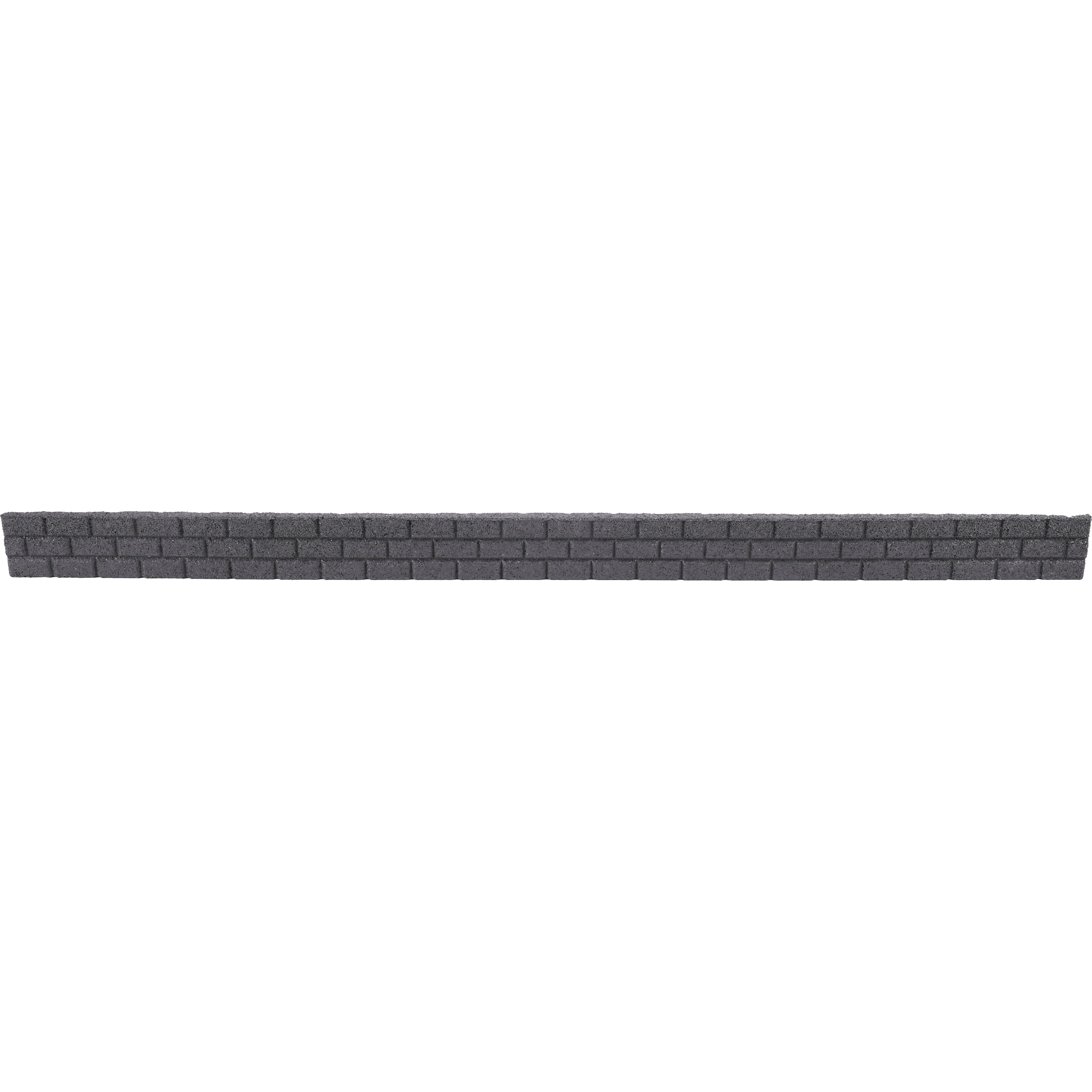 L Shape Rubber Border - Brick - RubberMulch.com