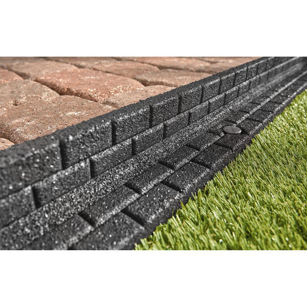 Landscape Rubber Border - Brick - RubberMulch.com