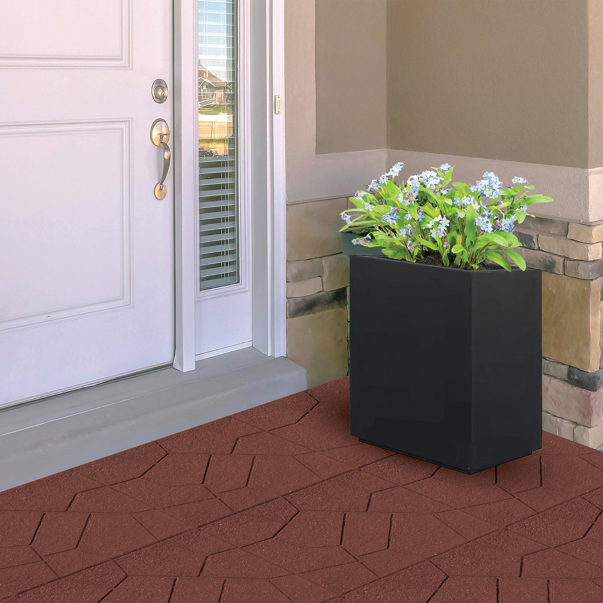 Dual Sided Rubber Paver Tile - RubberMulch.com