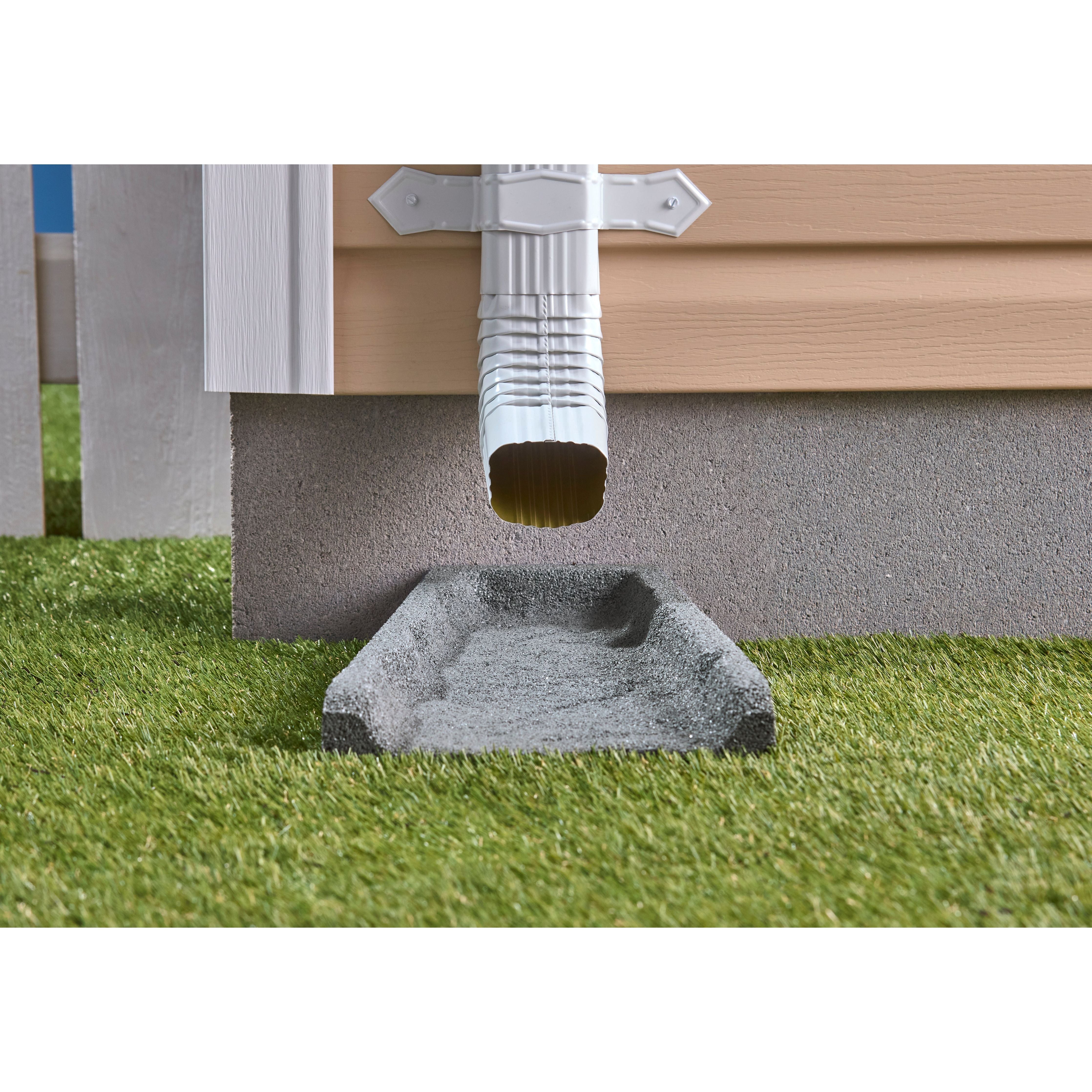 Rubber Splash Block - RubberMulch.com