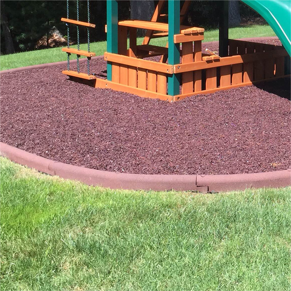 Playsafer Residential Rubber Border - RubberMulch.com